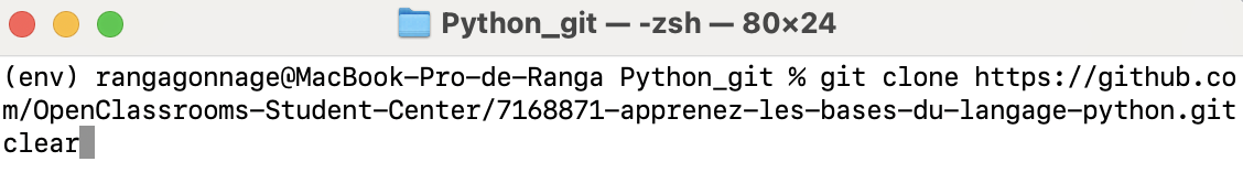 Installez votre environnement Python - OpenClassrooms
